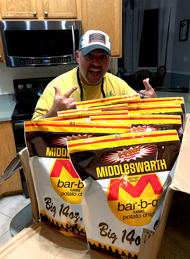 PA Native Excited to Receive Chips - Middleswarth Potato Chips