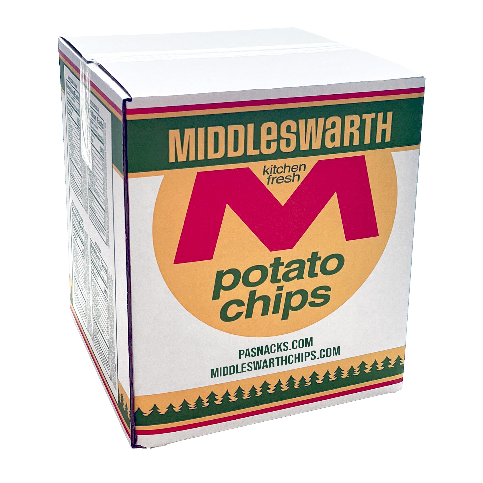 Middleswarth Potato Chips 3 pound bulk bags 2 Count